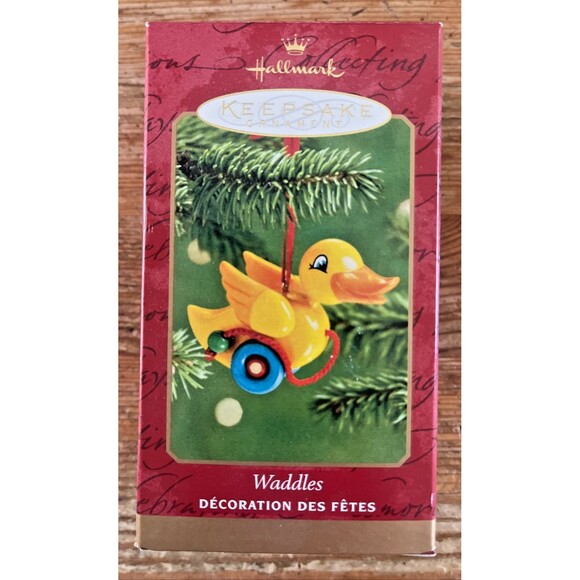 Hallmark | Holiday | 20 Waddles Hallmark Keepsake Ornament Duck Pull ...